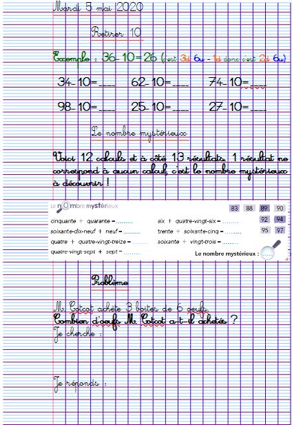 CE1 – Ecole Moïse Lévy